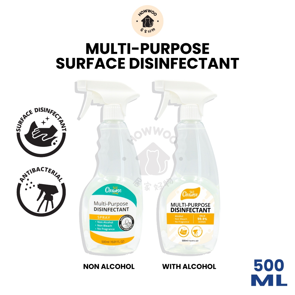 Cleanse360 Multi-Purpose Surfaces Disinfectant [Spray / Liquid Type - 500ml] | Shopee Malaysia