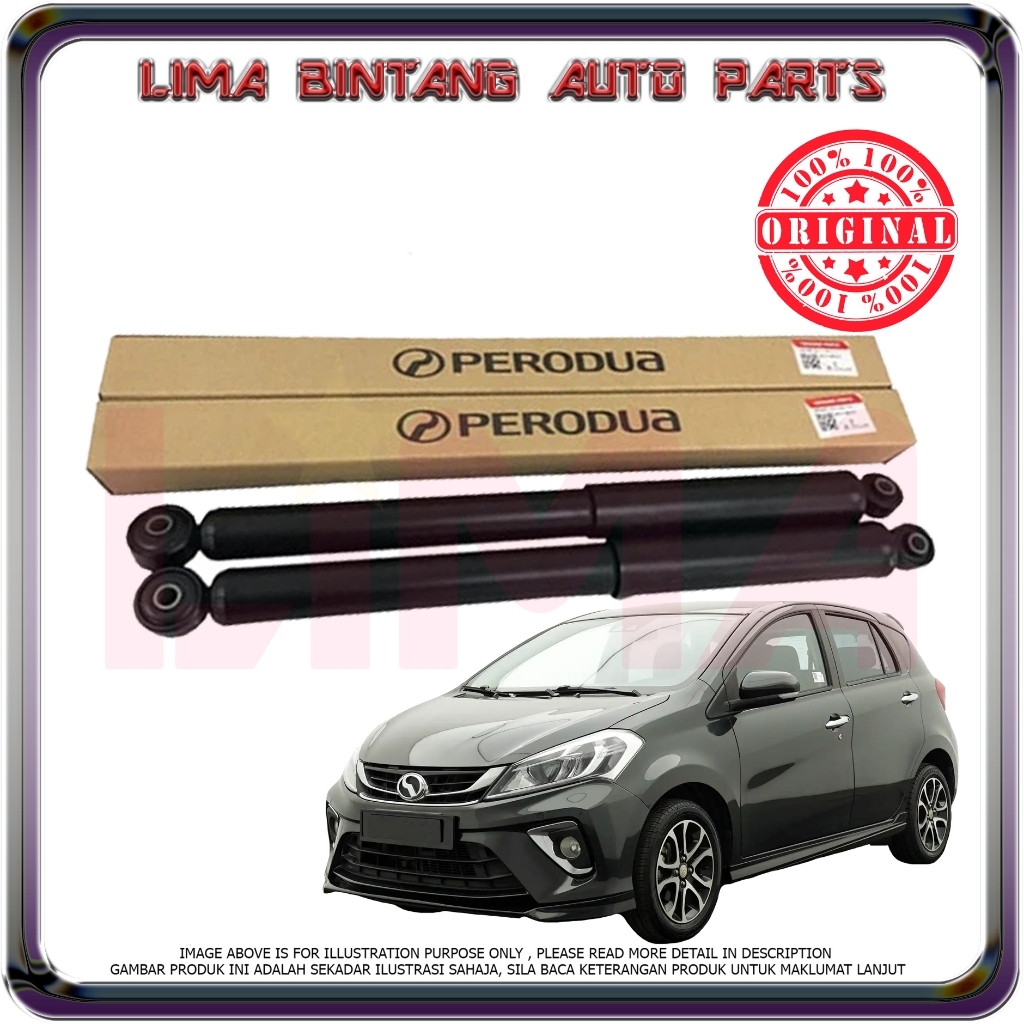 Perodua Myvi New D20N Rear Shock Absorber Gas *Original* (2018-2024 ...