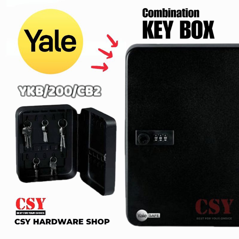 Yale Key Box with Combination Lock YKB/200/CB2 | Shopee Malaysia