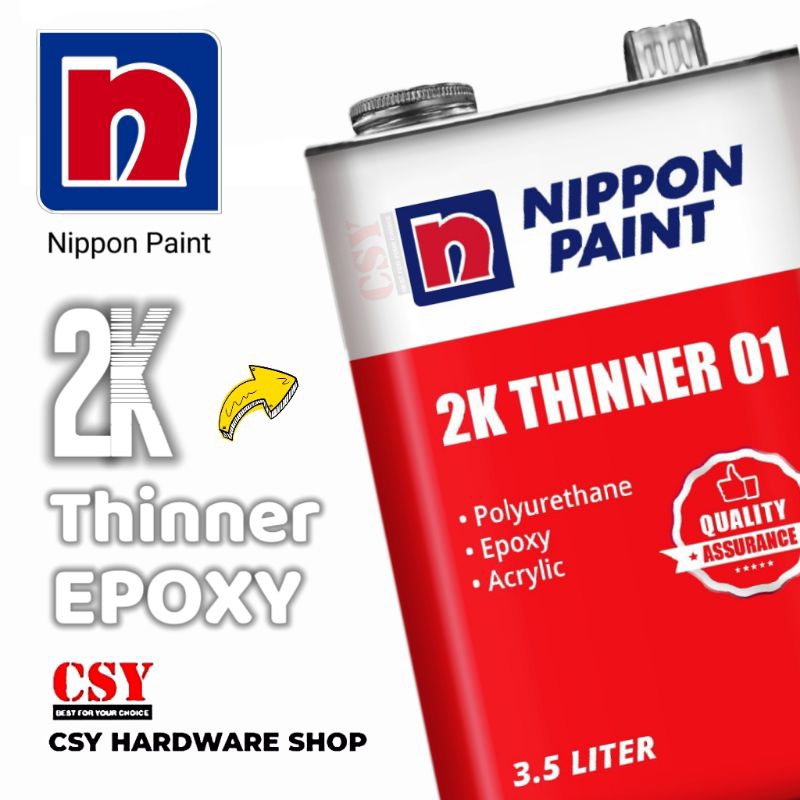 NIPPON PAINT 2K THINNER 01 3.5 LITER / Epoxy Thinner | Shopee Malaysia