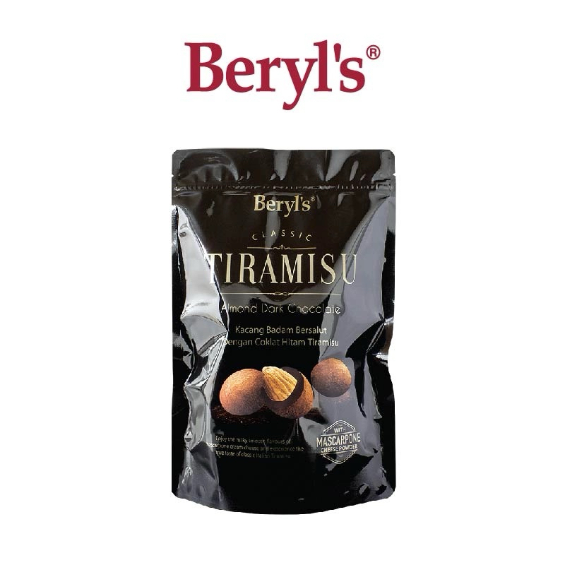 Beryl's Classic Tiramisu Almond Dark Chocolate (300g) | Shopee Malaysia