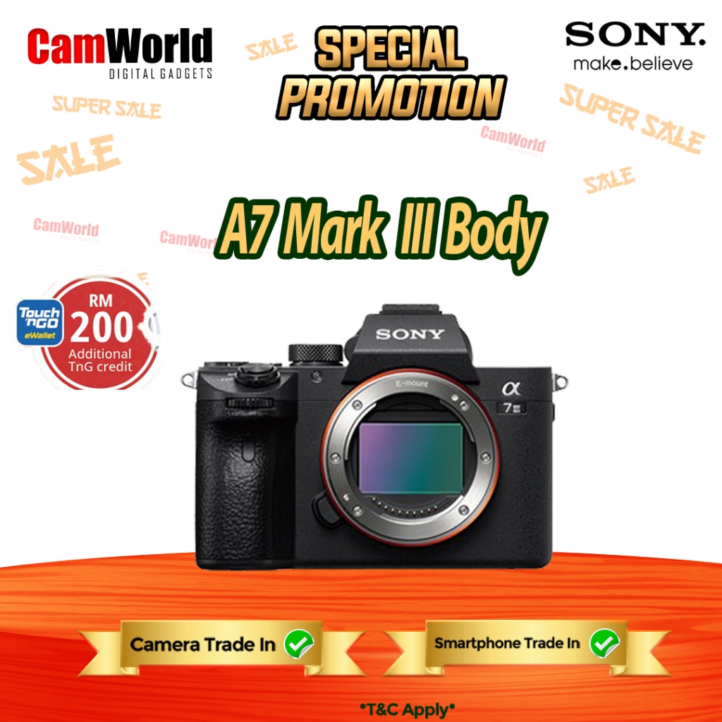 Sony A7 iii /A7 Mark iii / A7 MK iii Body Promo Deal | Shopee Malaysia