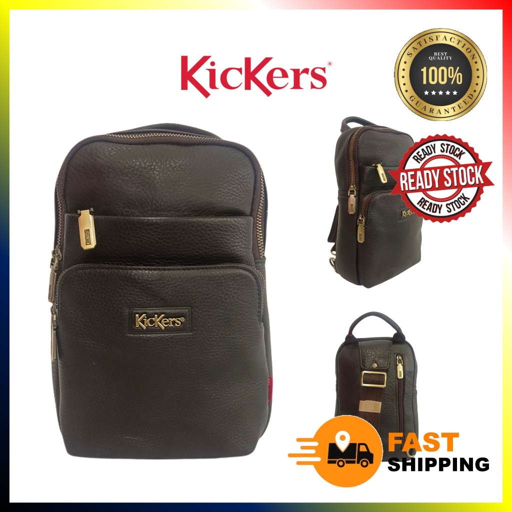 KICKERS ORIGINAL LEATHER BEG MEN SLING BAG KULIT BAG LELAKI SLING BAG ...