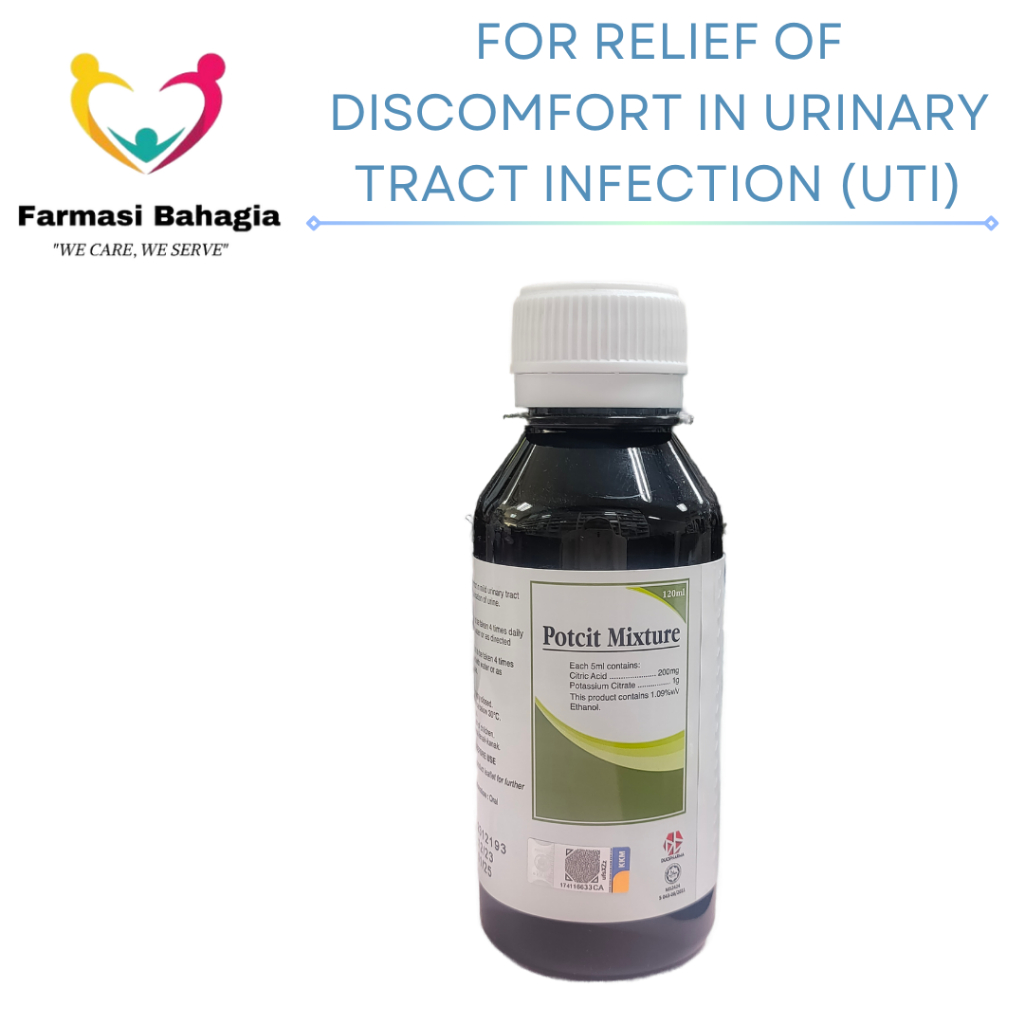 [ Exp 6/2026 ] POTCIT MIXTURE 120ML - For Relief of Discomfort in ...