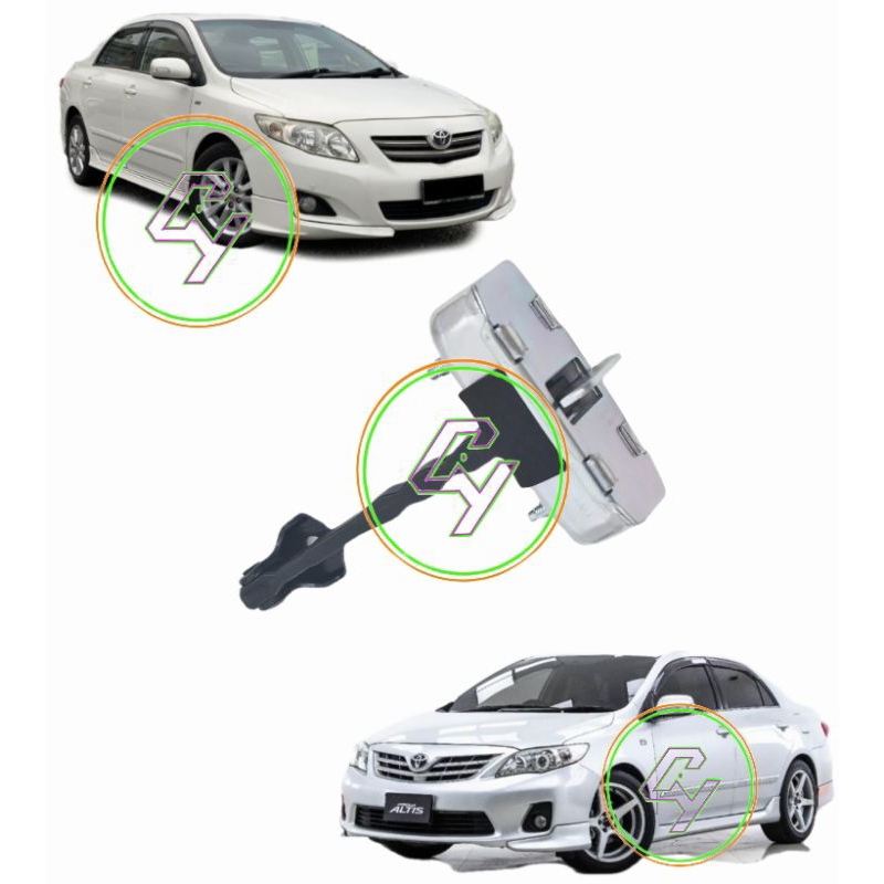 Original TOYOTA ALTIS 2008-2012 ZZE141,ZZE142,ZRE141,ZRE142,ZRE143 DOOR ...