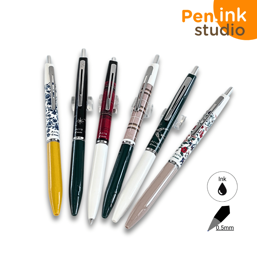 Pilot Acro Vintage Market 0.5mm Ballpoint Pen Special Edition | Shopee ...