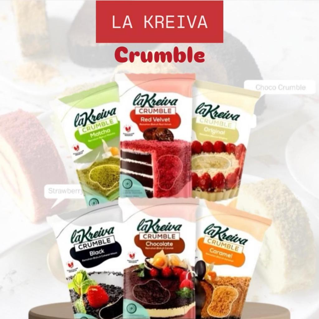 LA KREIVA CRUMBLE/ CHOCOLATE/ MATCHA/ RED VELVET/ BLACK CHOCOLATE ...