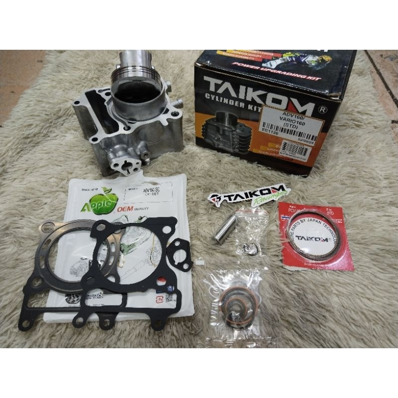 TAIKOM HONDA ADV160/VARIO160/PCX160 CYLINDER BLOCK KIT SET BLOK STD ...
