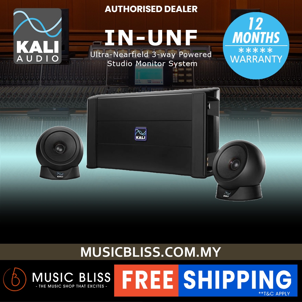 Kali Audio IN-UNF Ultra-Nearfield 3-way Powered Studio Monitor System ...