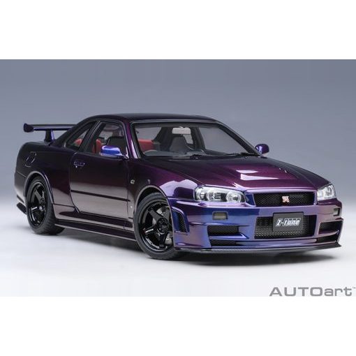 AUTOART 77464 1/18 NISSAN SKYLINE GT-R (R34) Z-TUNE (MIDNIGHT PURPLE) | Shopee Malaysia