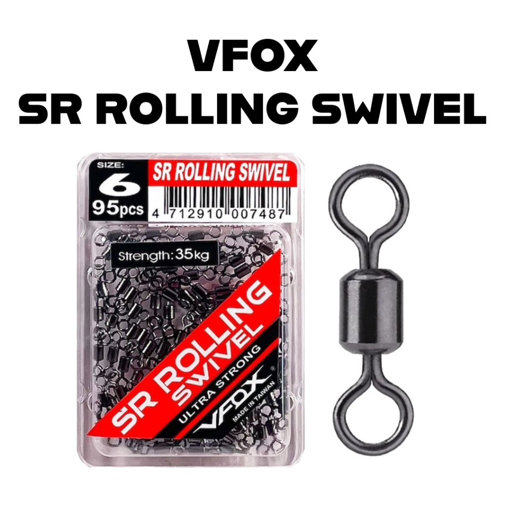 VFOX SR ROLLING SWIVEL Big Box Fishing Swivels Ultra Strong Kekili ...