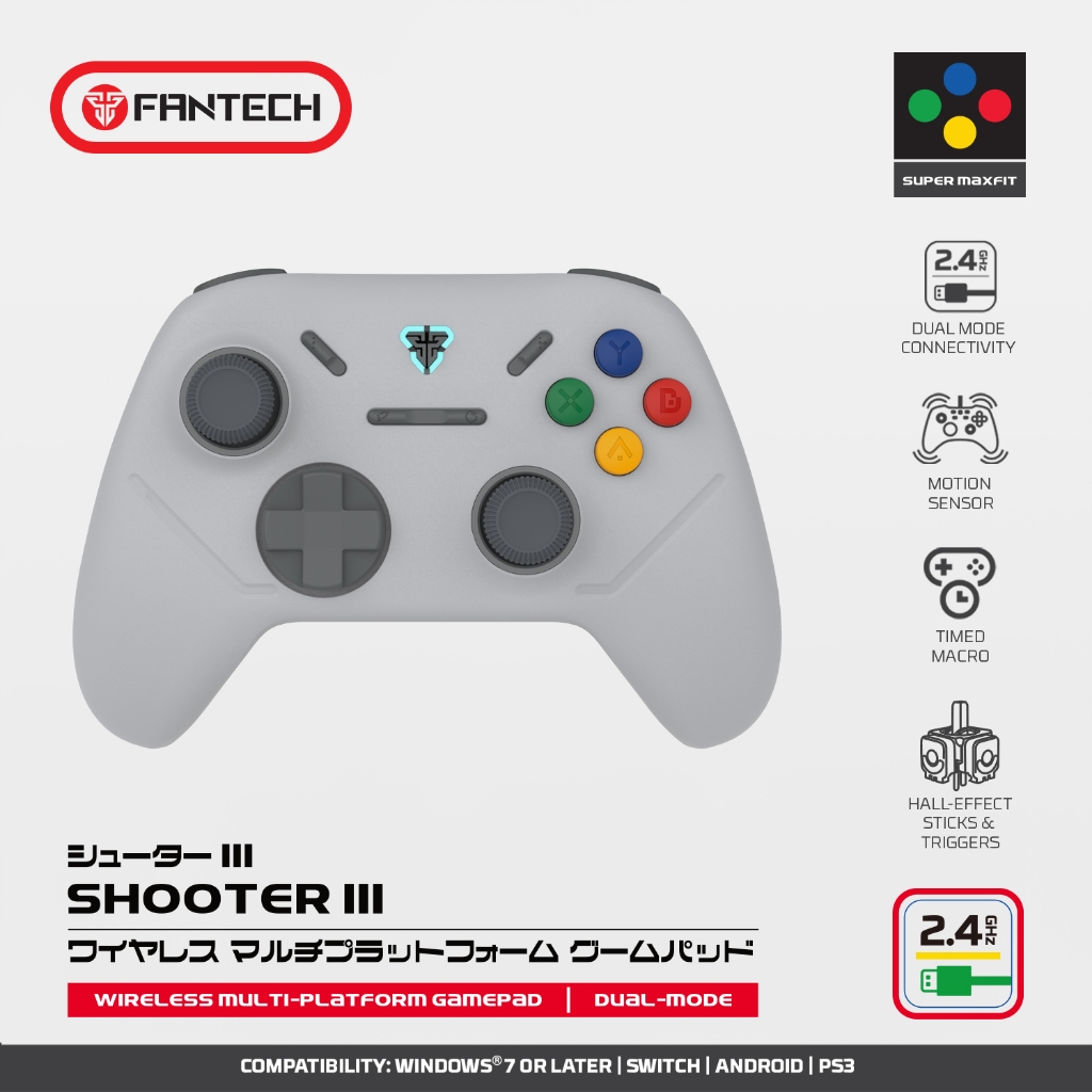 Fantech Wgp13S Shooter III Vibration Gamepad Controller | Shopee Malaysia