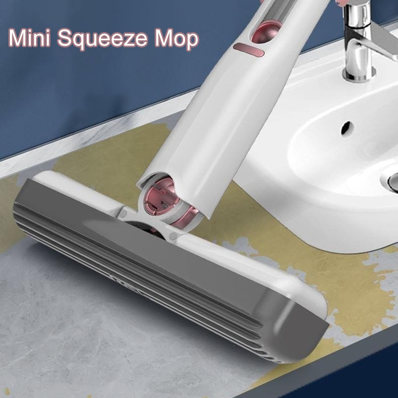 Mini Squeeze Cleaning Mop – Portable Sponge Mop for Car, Desk ...