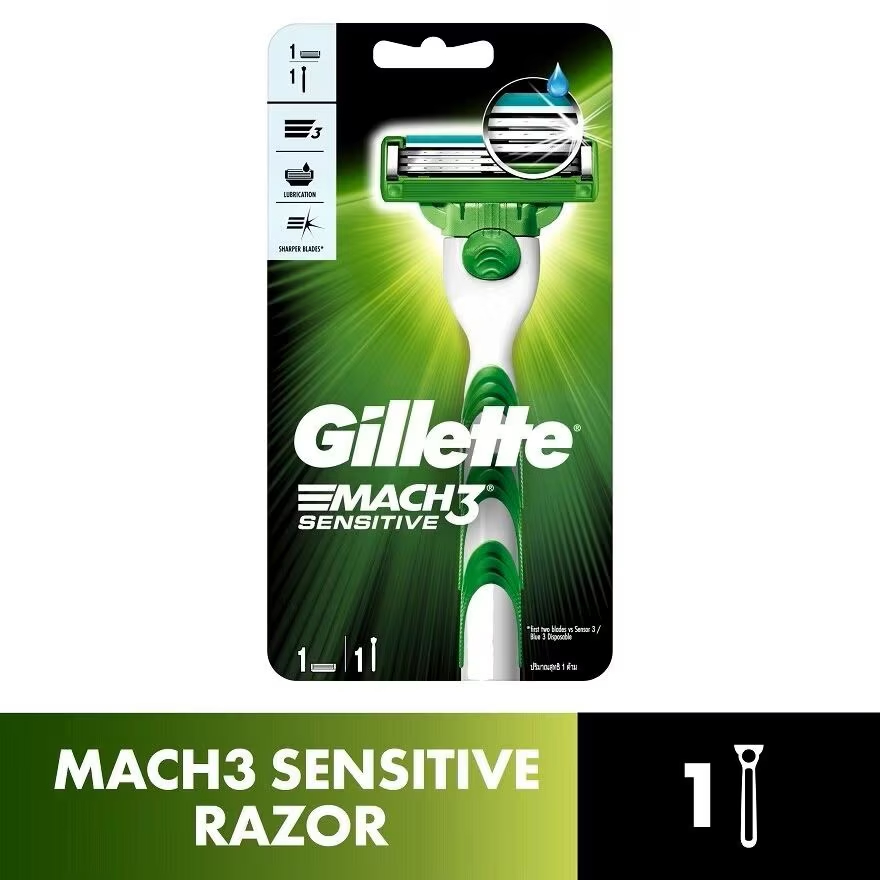 GILLETTE Mach3 Sensitive Razor 1's | Shopee Malaysia