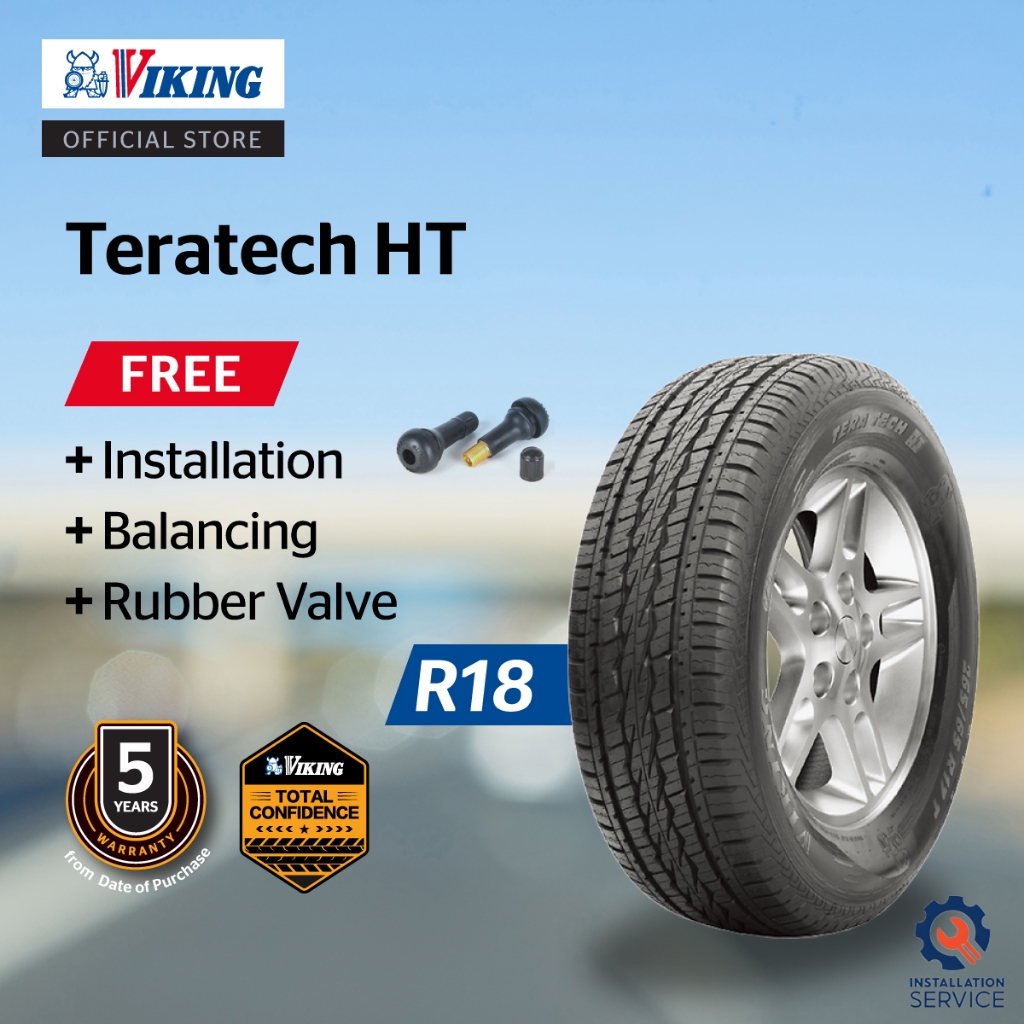 Viking Teratech HT R18 225/55 215/55 255/55 (with installation ...