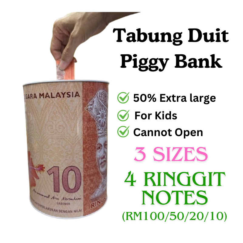 Tabung Duit Murah Kanak-Kanak Tak Boleh Buka/Piggy Bank/存钱罐/Money Box ...