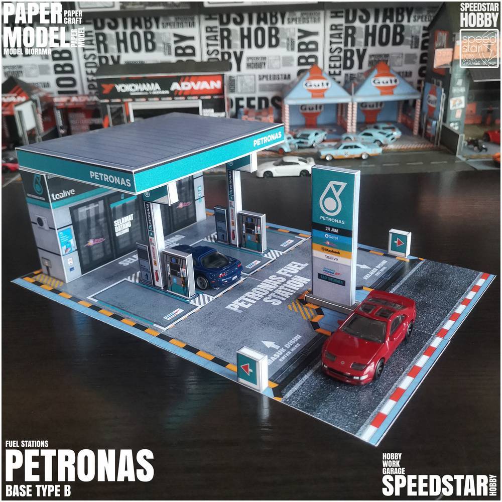 1:64 Diorama Version 1 - Petronas | Shopee Malaysia