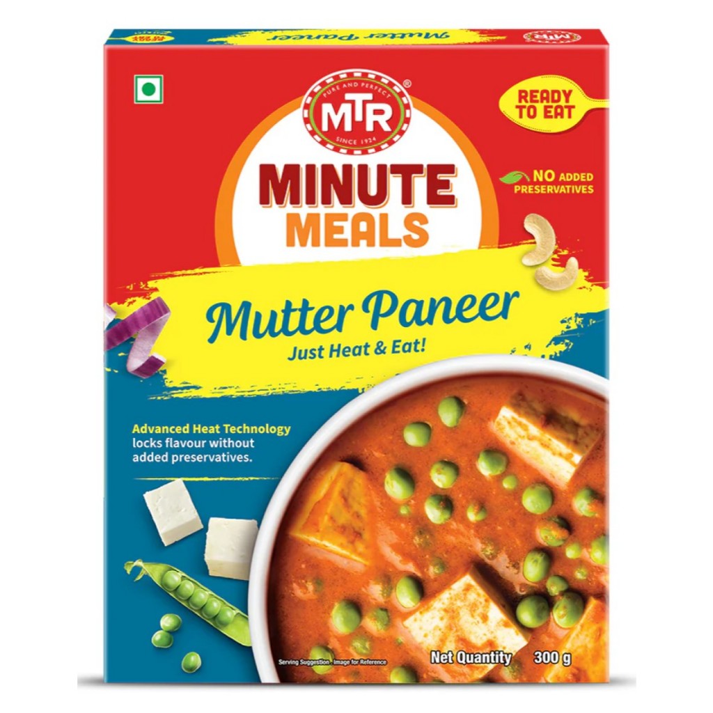 Mtr Mutter Paneer (Ready to eat) -300g | Shopee Malaysia