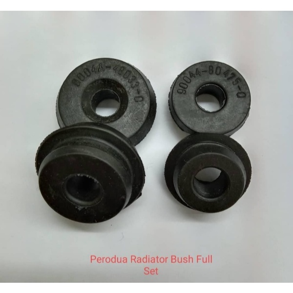 PERODUA MYVI/VIVA/KEMBARA/KENARI/ALZA RADIATOR BUSH FULL SET(2PCS UPPER ...