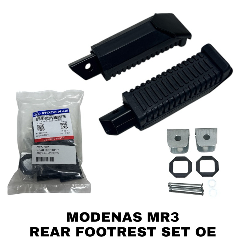 MODENAS MR3 REAR FOOTREST SET ORIGINAL | Shopee Malaysia