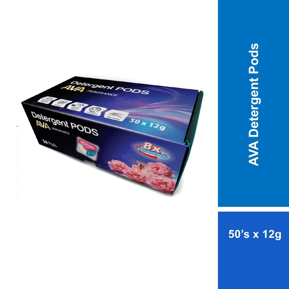 AVA Detergent PODS Fragrance 50s x 12g | Shopee Malaysia