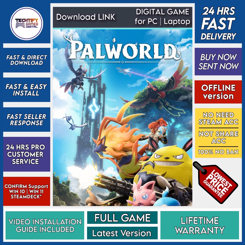 [PC Game] Palworld - Offline [Fast Download] [Fast Install] | Shopee ...
