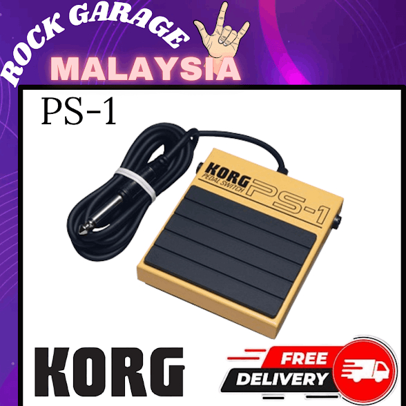 Korg PS-1 Pedal Footswitch for MIDI Keyboard ( PS 1 / PS1 ) | Shopee Malaysia