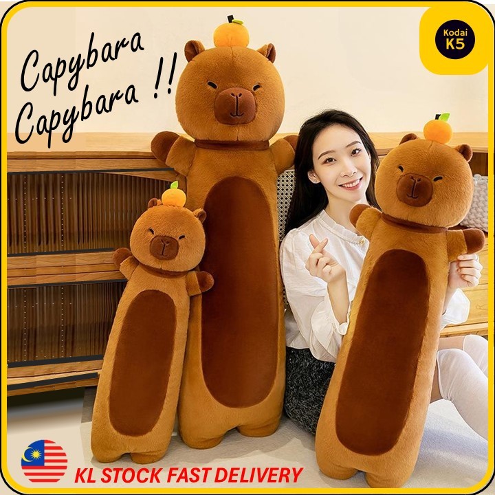 KodaiK5 Cuddly cious Capybara Plushie Soft Stuffed Toy Cute Baby Pillow ...