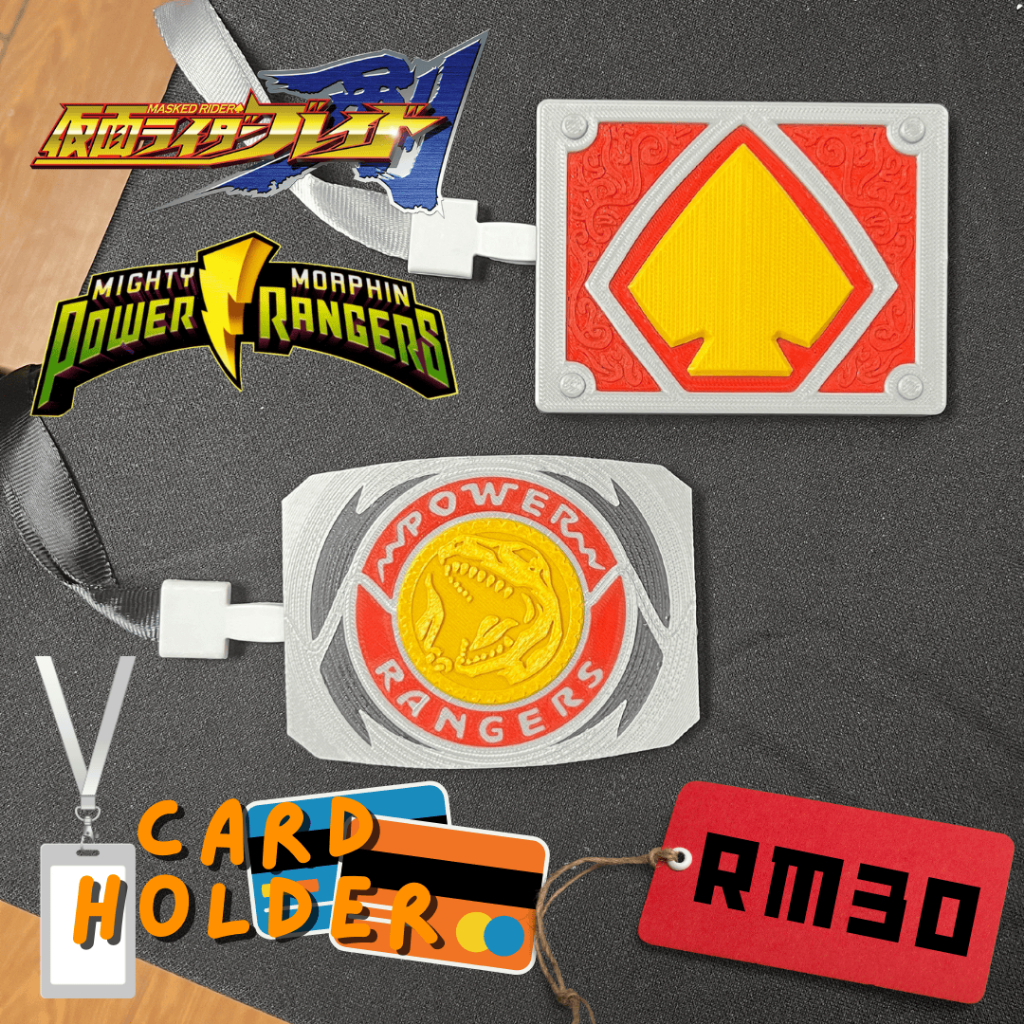 [READY STOCK] Kamen Rider Power Rangers Card Holder Deck (tng\id\credit ...