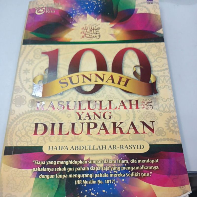 100 sunnah Rasulullah yang dilupakan (buku terpakai) | Shopee Malaysia