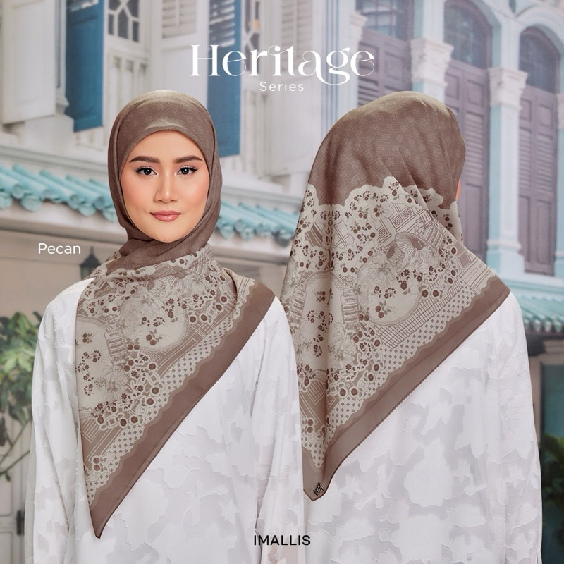 🌸IMALLIS TUDUNG BAWAL CODE PECAN | Shopee Malaysia