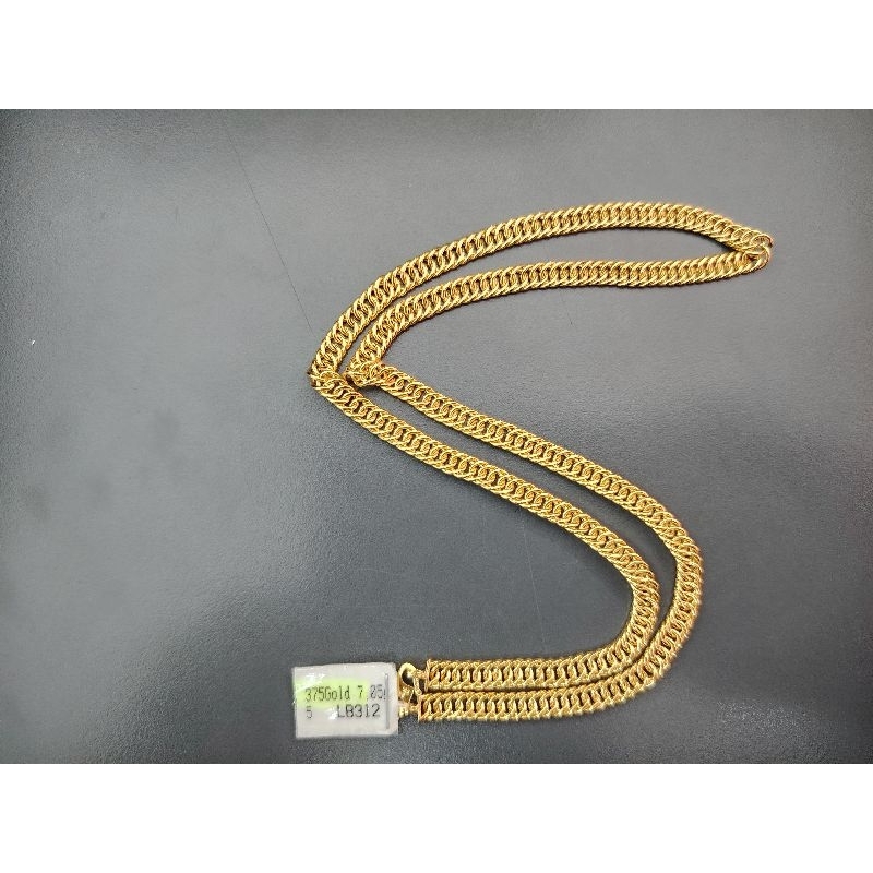 Emas 375 rantai leher lipan 45cm | Shopee Malaysia