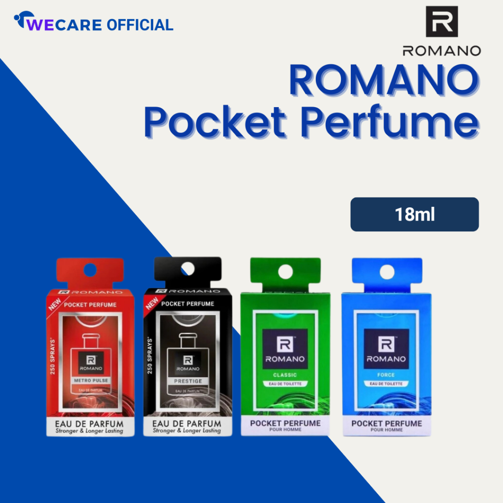 Romano Anytime Pocket Perfume EDT / EDP (18ml) - (Classic / Force ...