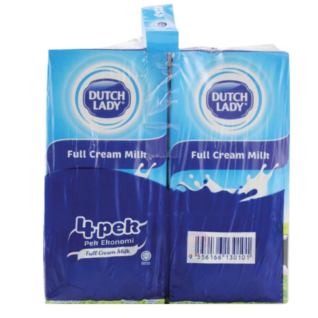 Dutch Lady UHT Milk Economy Pack (4pcs x 1L) - 2 Variants | Shopee Malaysia