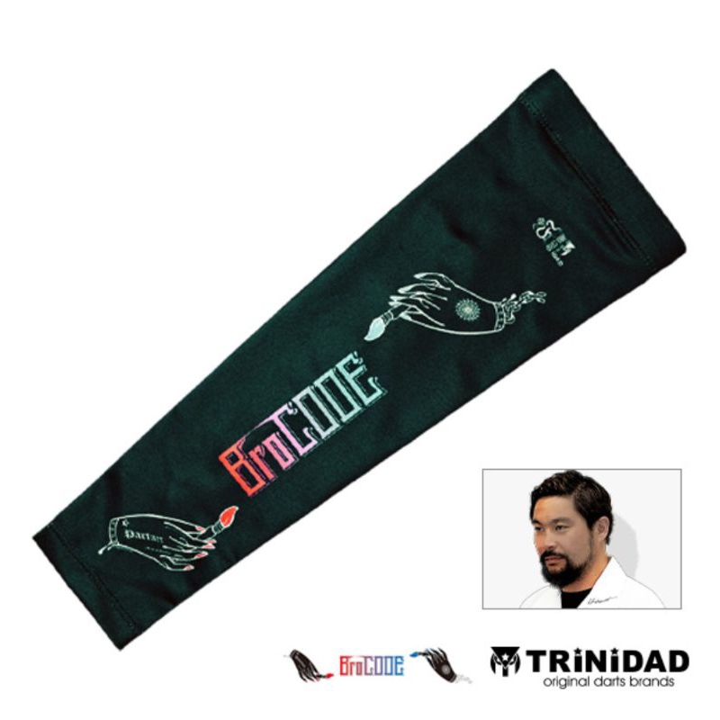 Darts arm supporter TRiNiDAD×FOOT arm supporter BroCODE Trinidad Foot ...