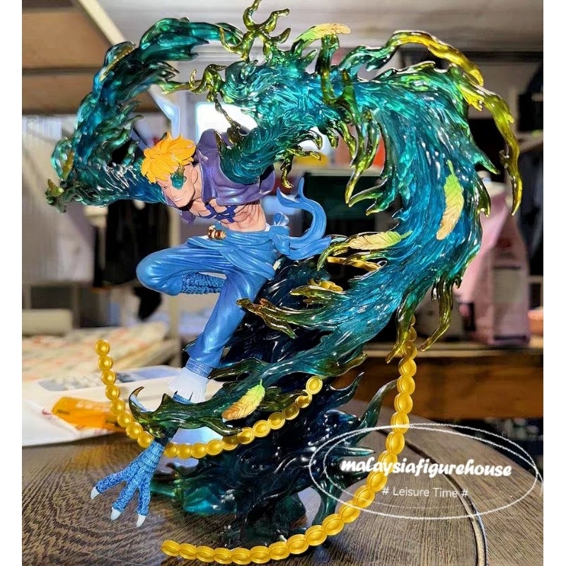 🔥READY STOCK🔥30CM ONE PIECE BRAIN HOLE UNDEAD PHOENIX MARCO COPY RESIN ...