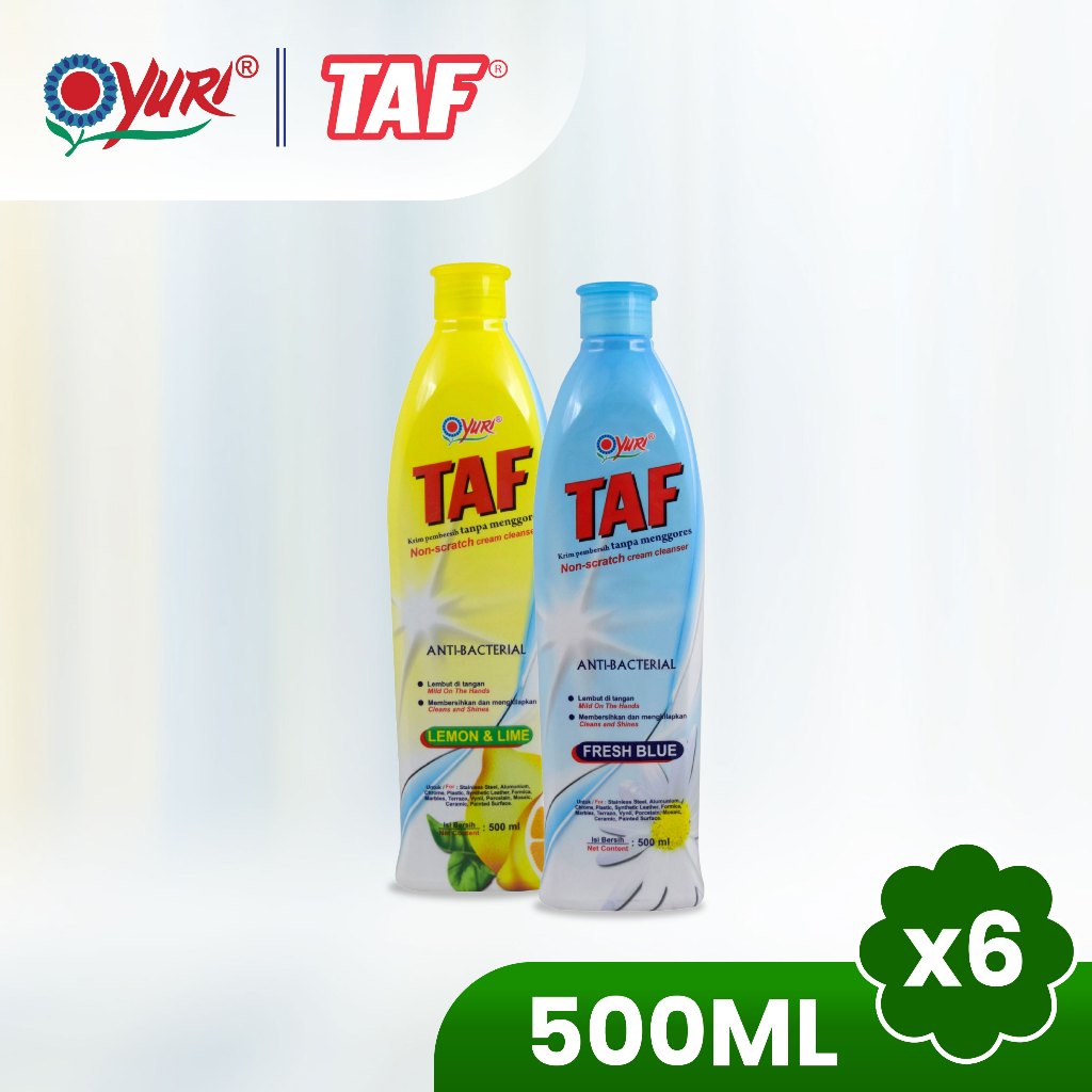 [Bundle of 6] Yuri Taf Antibacterial Non-Scratch Scouring Cream 500ml ...