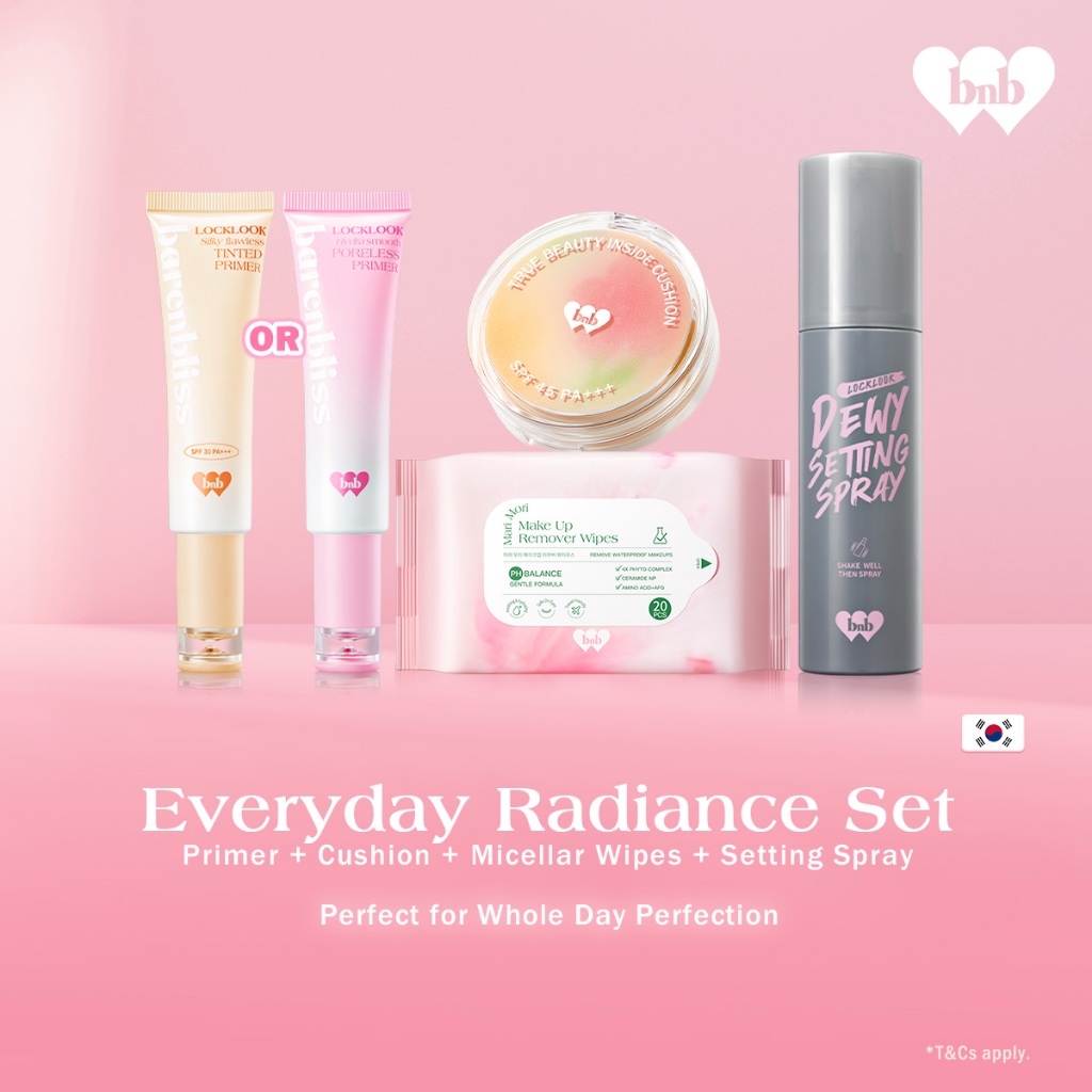 [BUNDLE] BNB barenbliss Everyday Radiance Set - Primer, Cushion ...