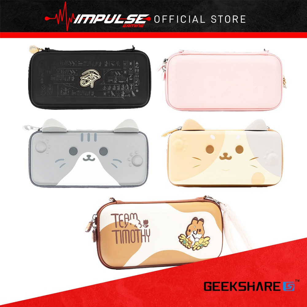 GeekShare Switch Slim Storage Bag Series - Car Ear (Grey) / Cinnamoroll ...