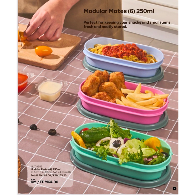 Tupperware Modular Mates 250ml 3pcs | Shopee Malaysia