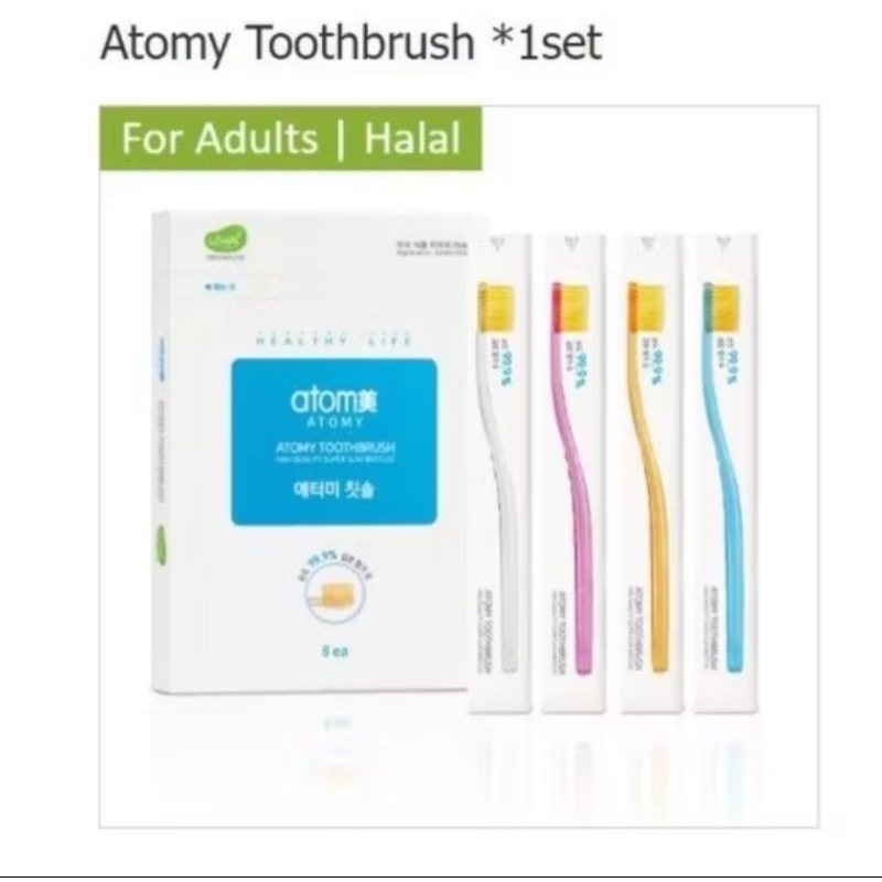 ready stock Atomy toothbrush ( set of 8pc) | Shopee Malaysia