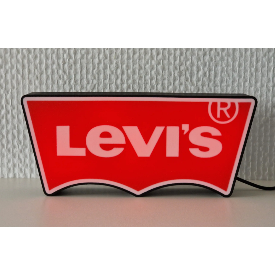 LEVI'S Logo LED Lightbox Ver 2 (Levis) | Shopee Malaysia