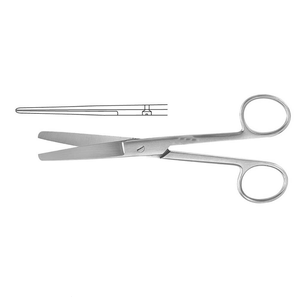 MDA Approved Standard Surgical Scissors Blunt Blunt Straight 13 cm ...
