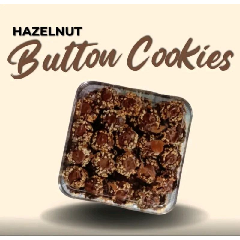 Hazelnut Button Cookies by NsKudapan | Shopee Malaysia