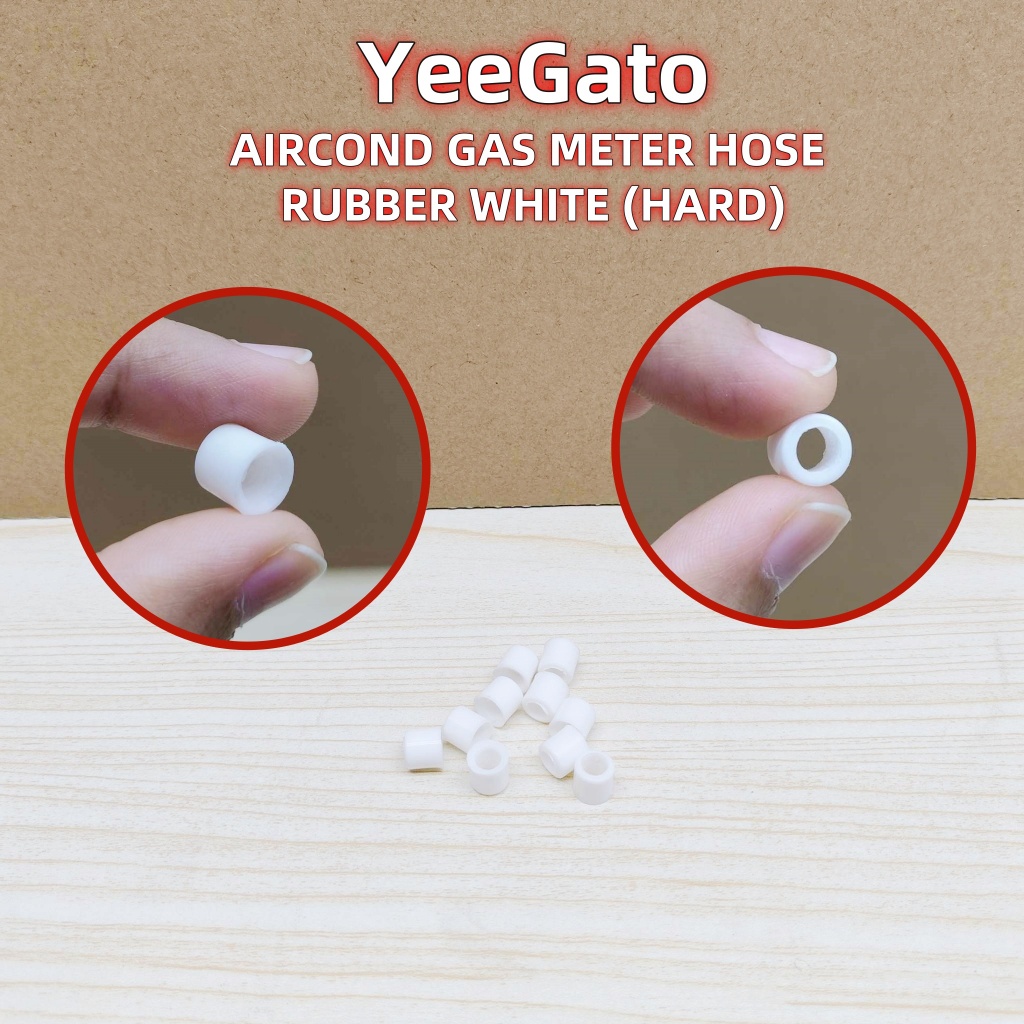 [10PCS] (HARD) RUBBER OF INNER VALVE CHARGING HOSE AIRCOND PRESSURE ...