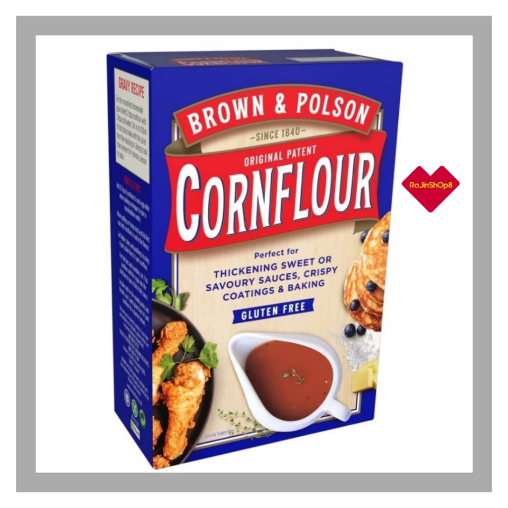BROWN & POLSON Original Patent Corn flour / Tepung Jagung Cap Rama-rama ...