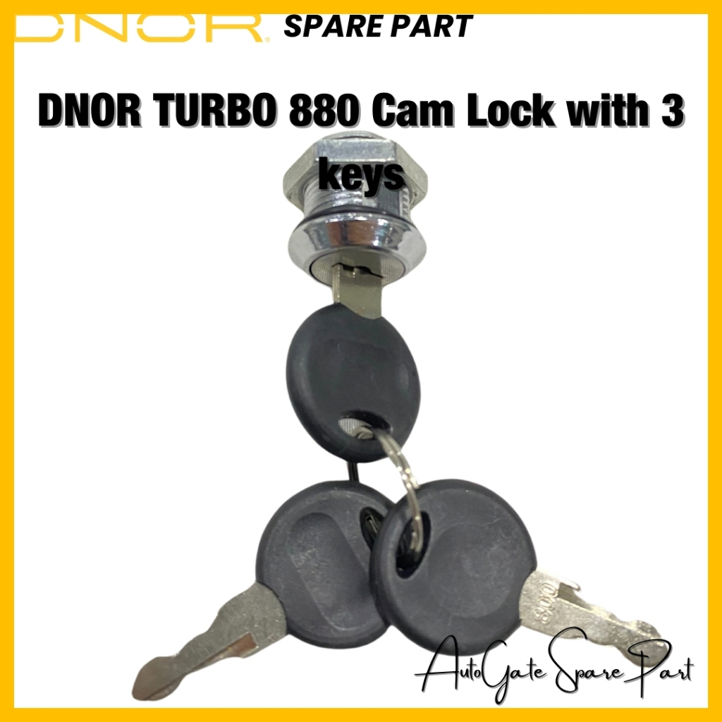 DNOR TURBO 880 RELEASE KEY WITH CAMLOCK AUTOGATE SYSTEM ALLEN KEY ...