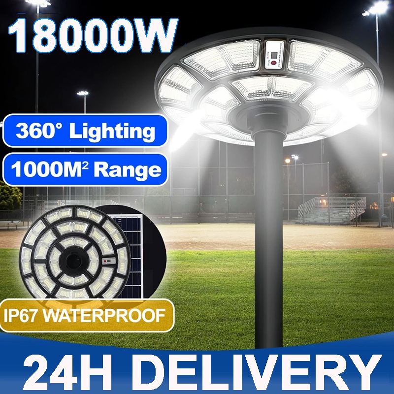 Solar Light Outdoor Waterproof UFO Solar Street Light Solar Flood Light ...