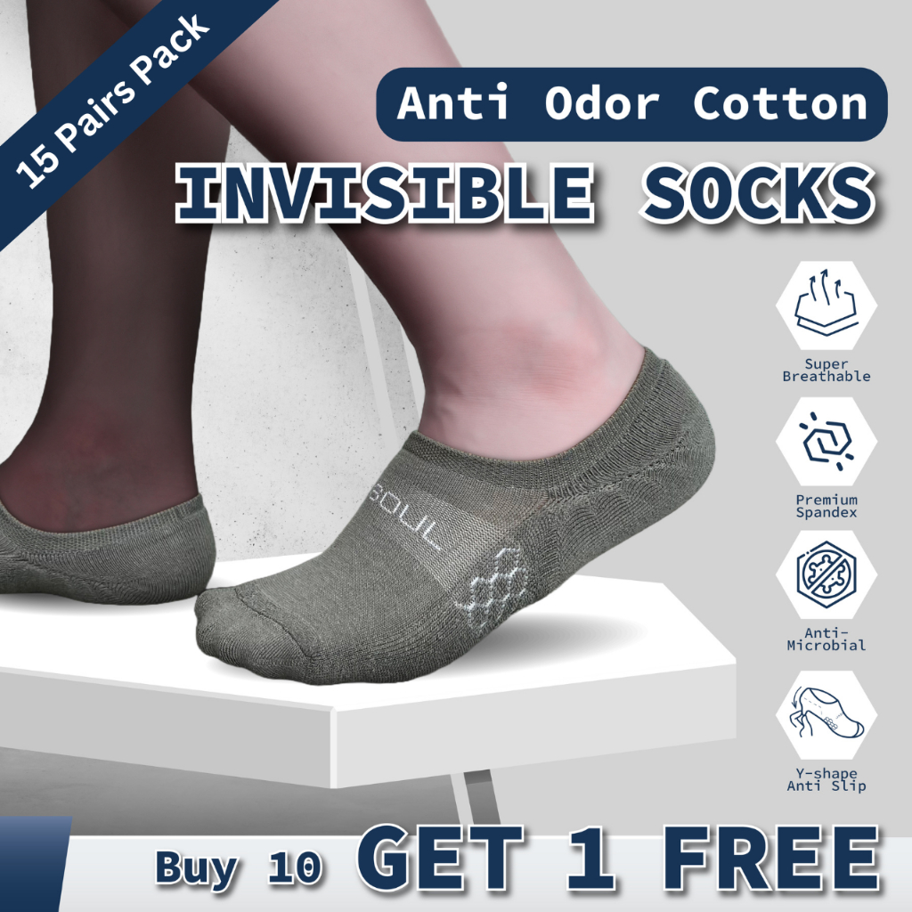 🏅Solved 95.8% Smelly Feet 🏅 Anti Microbial Cotton Socks Thick Socks ...