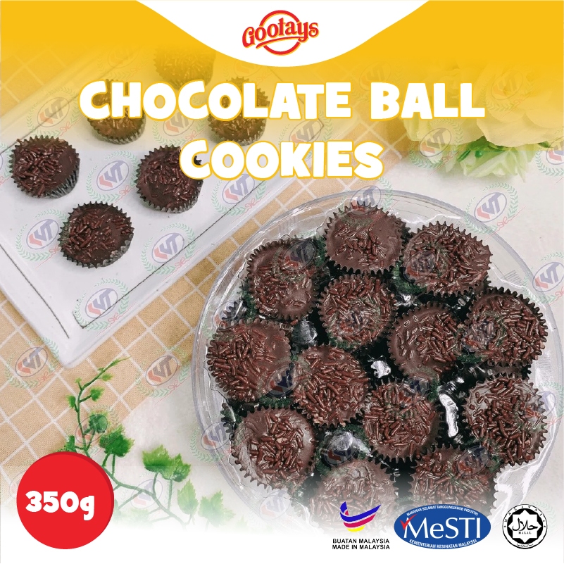 [Premium Cookies] Chocolate Ball Halal Cookies Biskut Coklat Chocolate ...